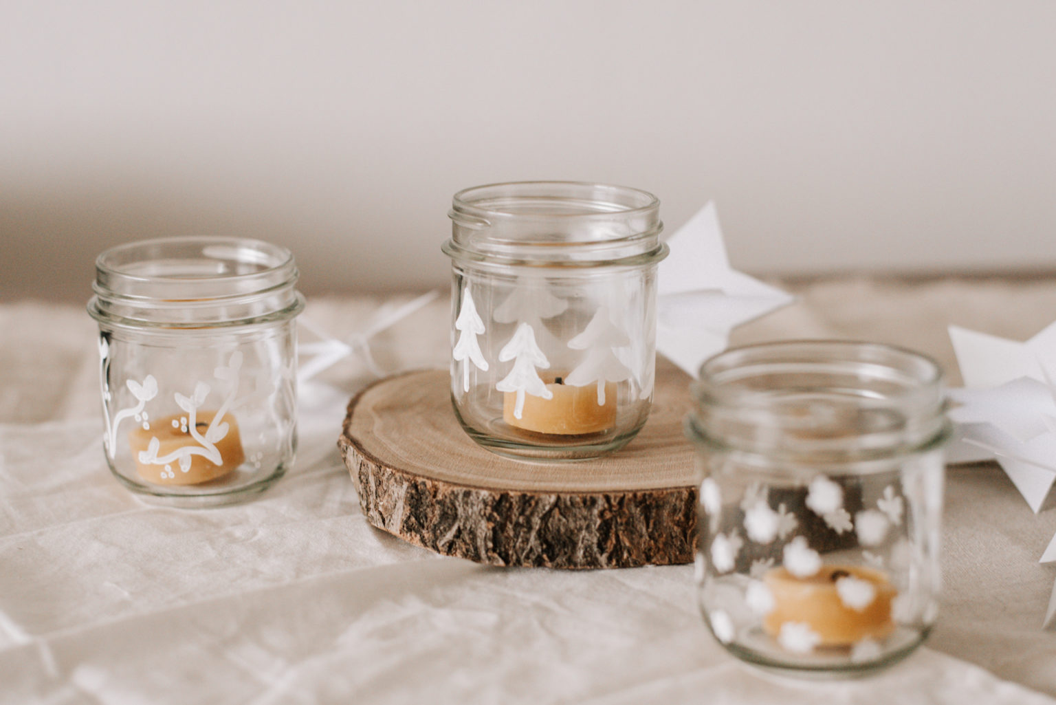 DIY Windlichter aus Vorratsgläsern - Uponmylife