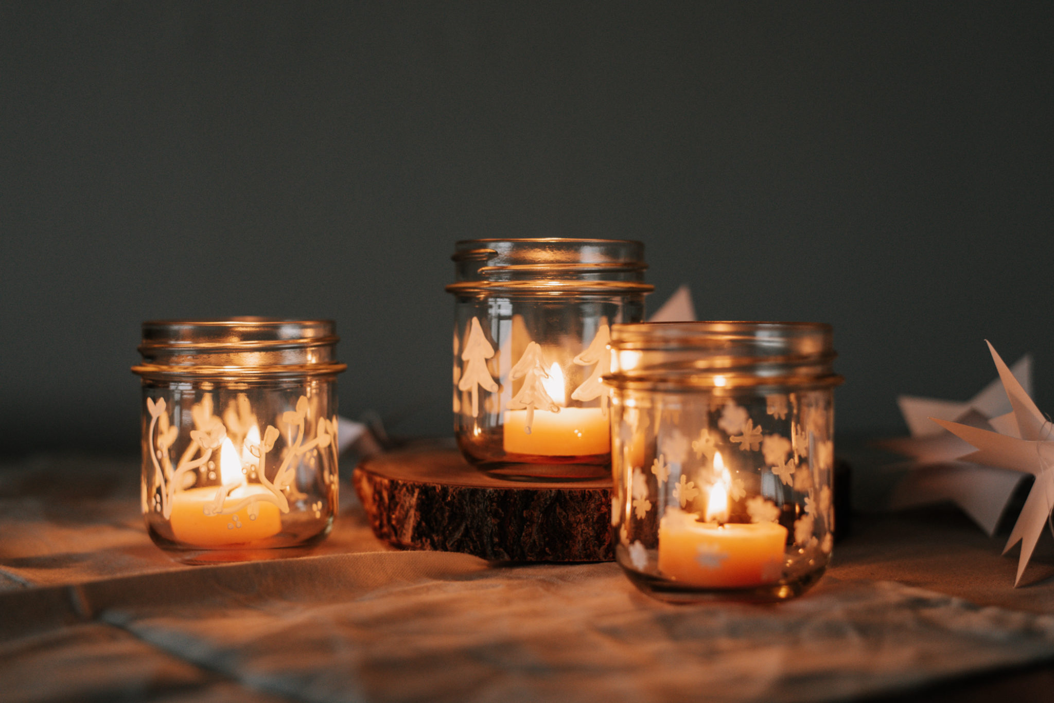 DIY Windlichter aus Vorratsgläsern - Uponmylife