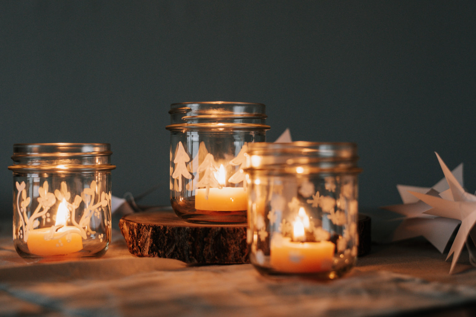 DIY Windlichter aus Vorratsgläsern - Uponmylife