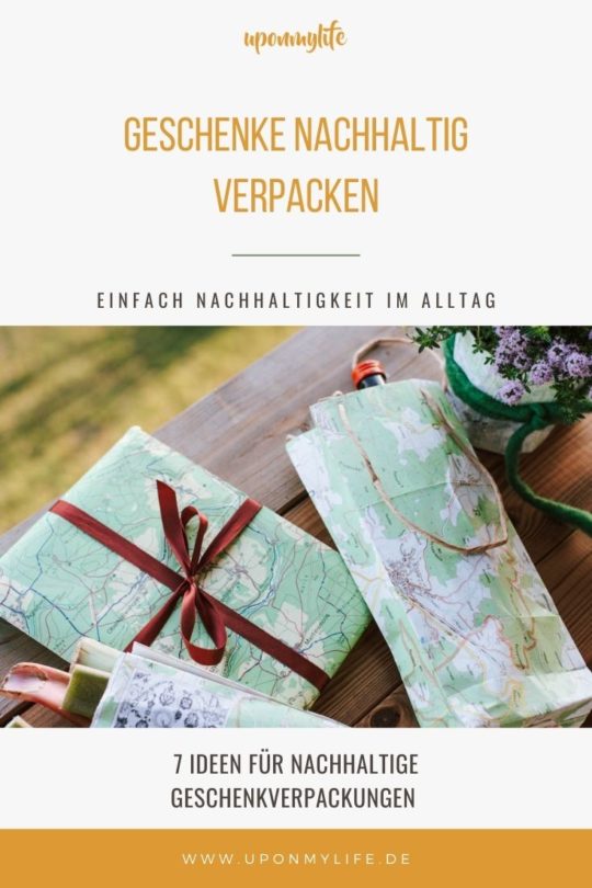 Geschenke nachhaltig verpacken - Uponmylife
