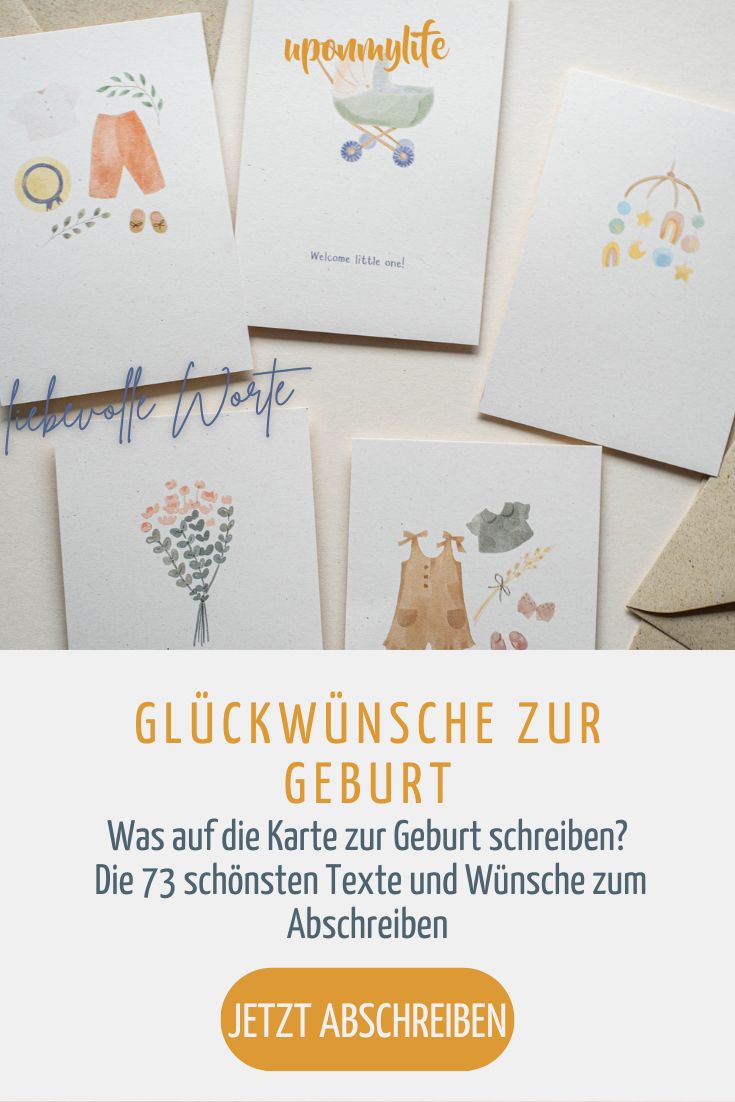 Glückwünsche zur Geburt: Die 73 schönsten Texte und Wünsche
