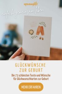 Glückwünsche zur Geburt: Die 73 schönsten Texte und Wünsche