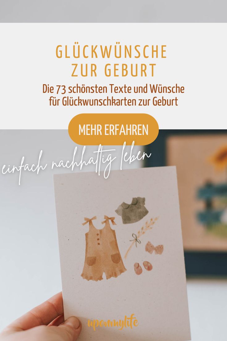 Glückwünsche zur Geburt: Die 73 schönsten Texte und Wünsche