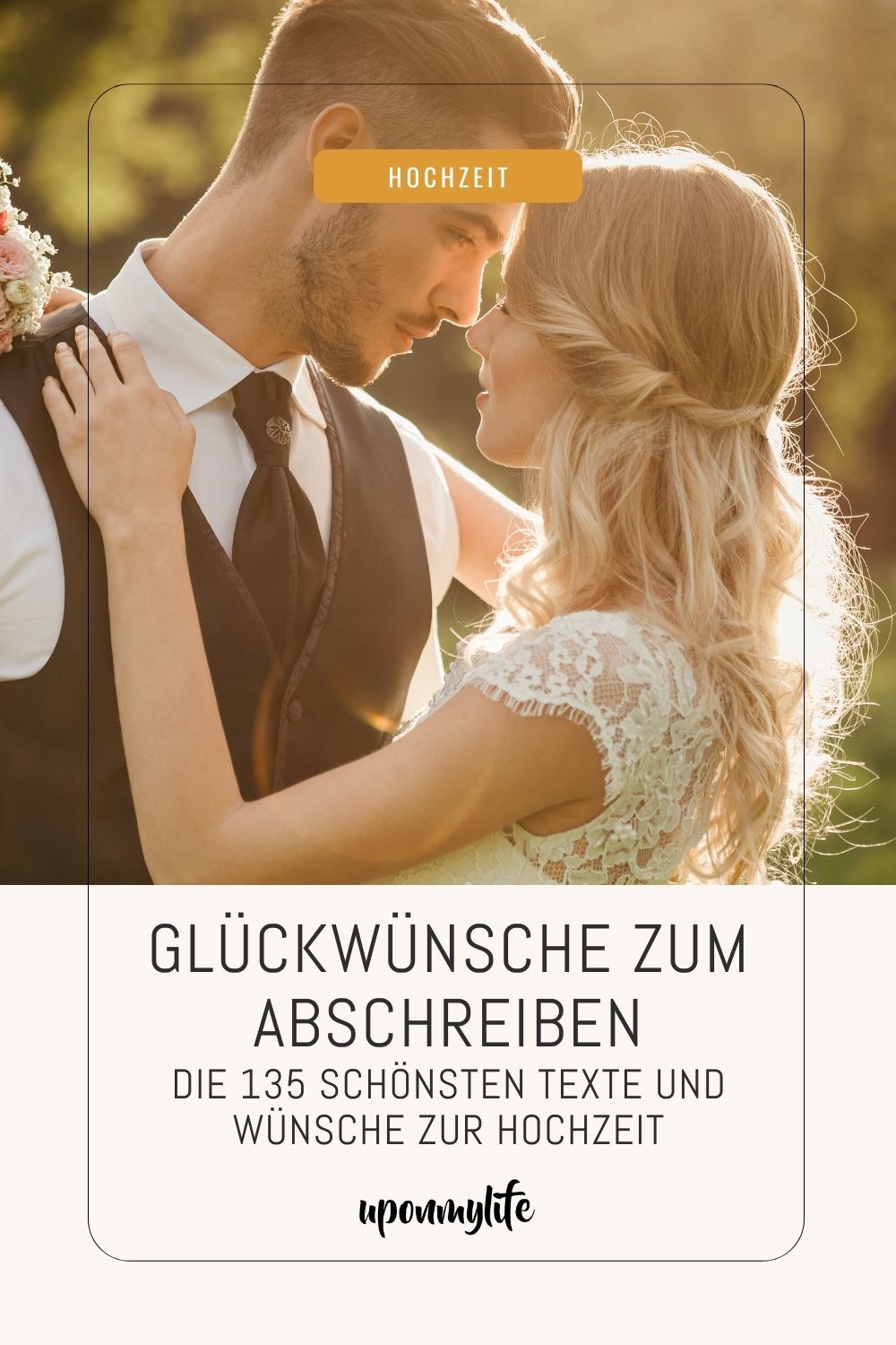 Glückwünsche zur Hochzeit: Die 135 schönsten Texte und Wünsche